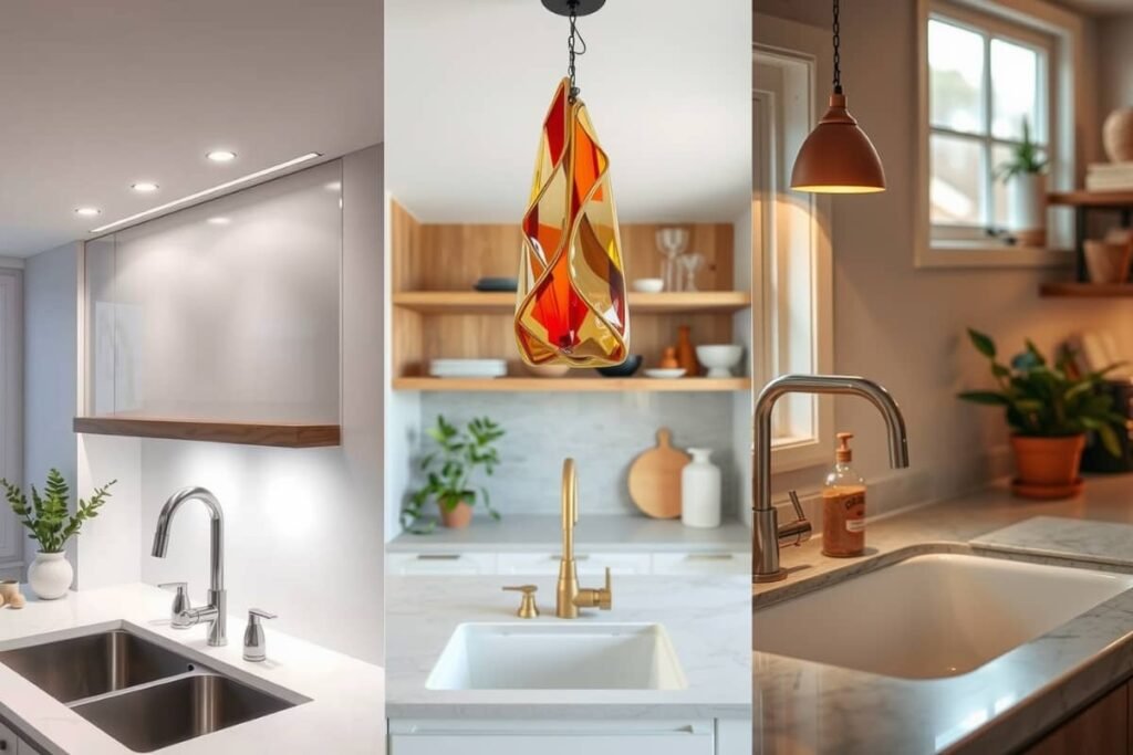 14 Creative Above Sink Lighting Ideas to Brighten Your Kitchen